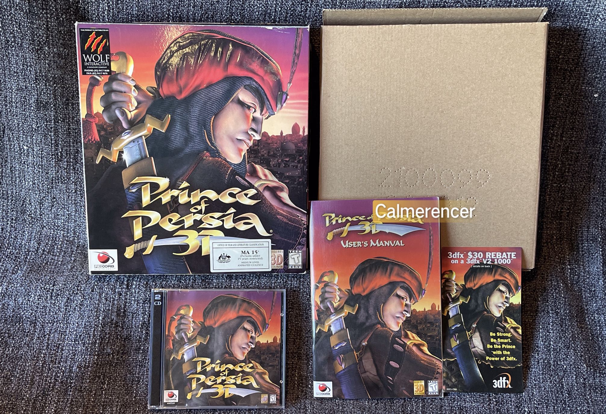 Prince Of Persia 3D Game - PC - CD ROM - Big Box – The GameFarm Co.