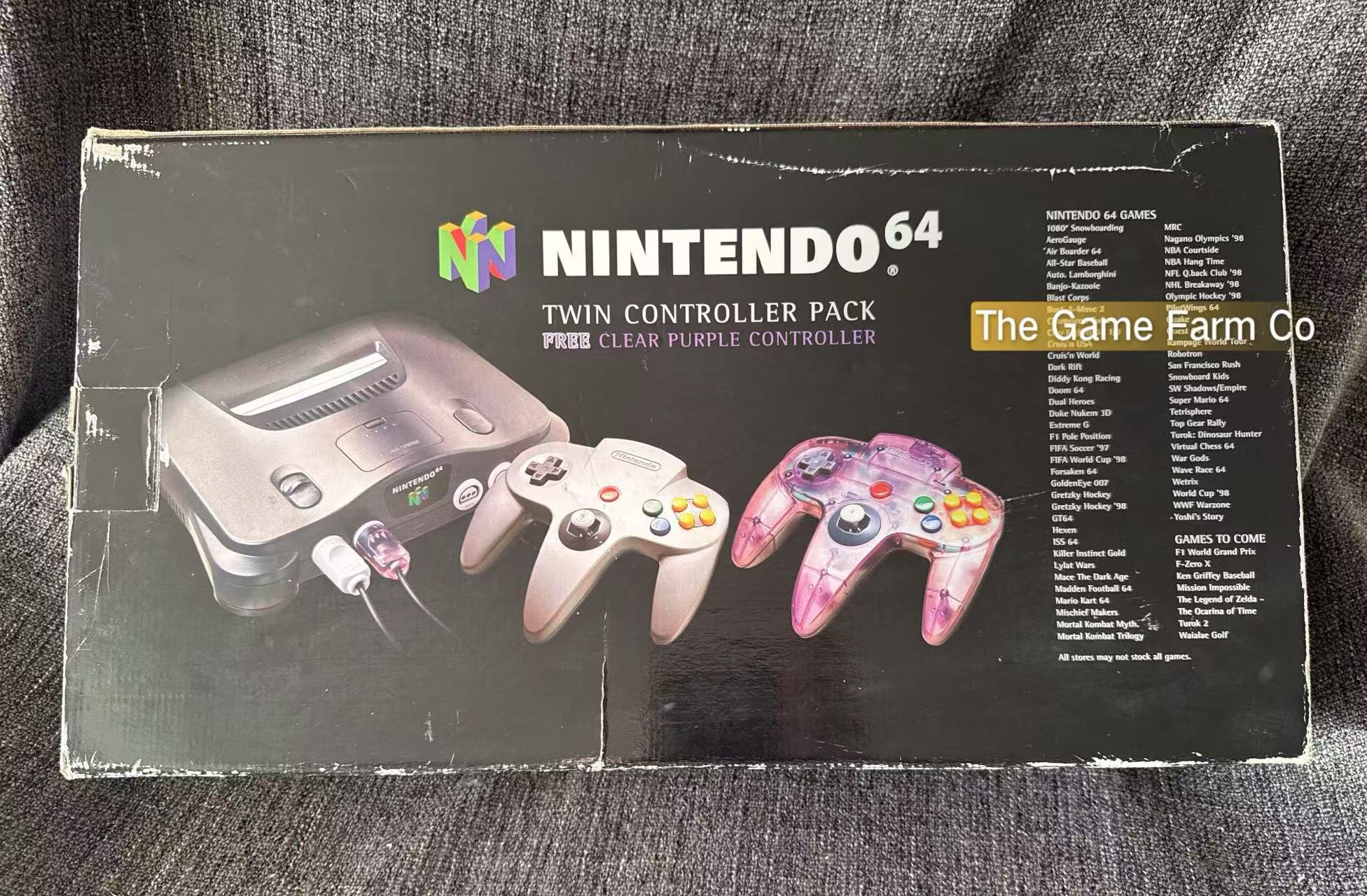 Nintendo 64 Twin Controller Pack (N64) Empty Console Box - Pal Version ...