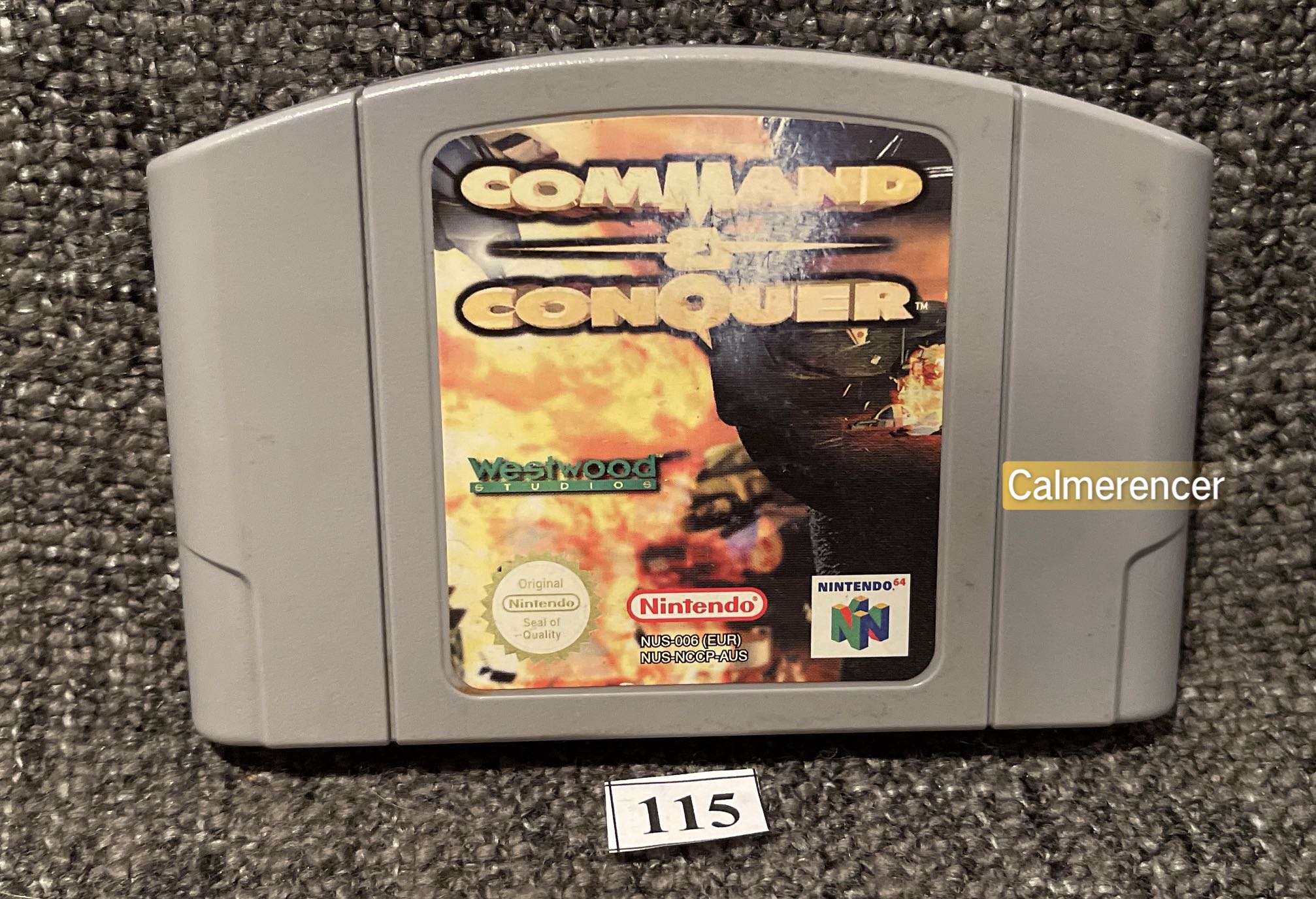 Command & Conquer Game - Nintendo 64 / N64 - Pal Version – The GameFarm Co.
