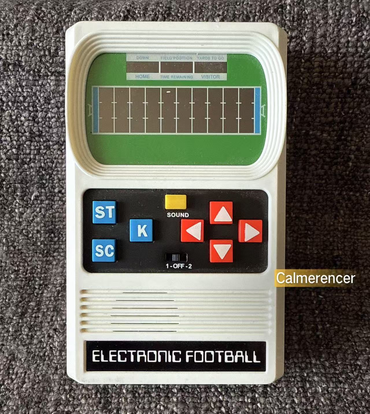 Mattel Electronic Football Handheld console in excellent condition ...