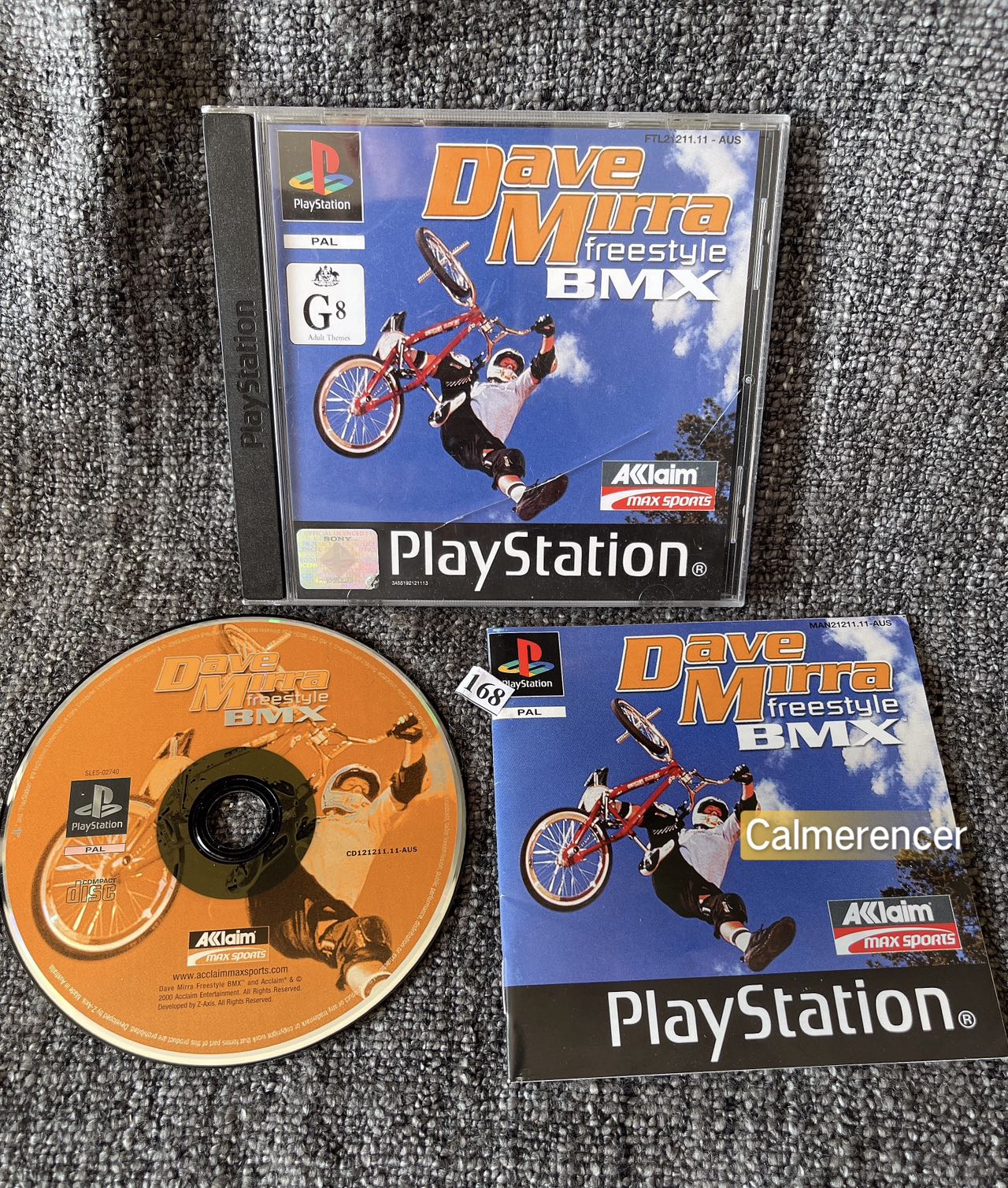 Dave Mirra Freestyle BMX - Sony Playstation One (PS1) Game – The ...