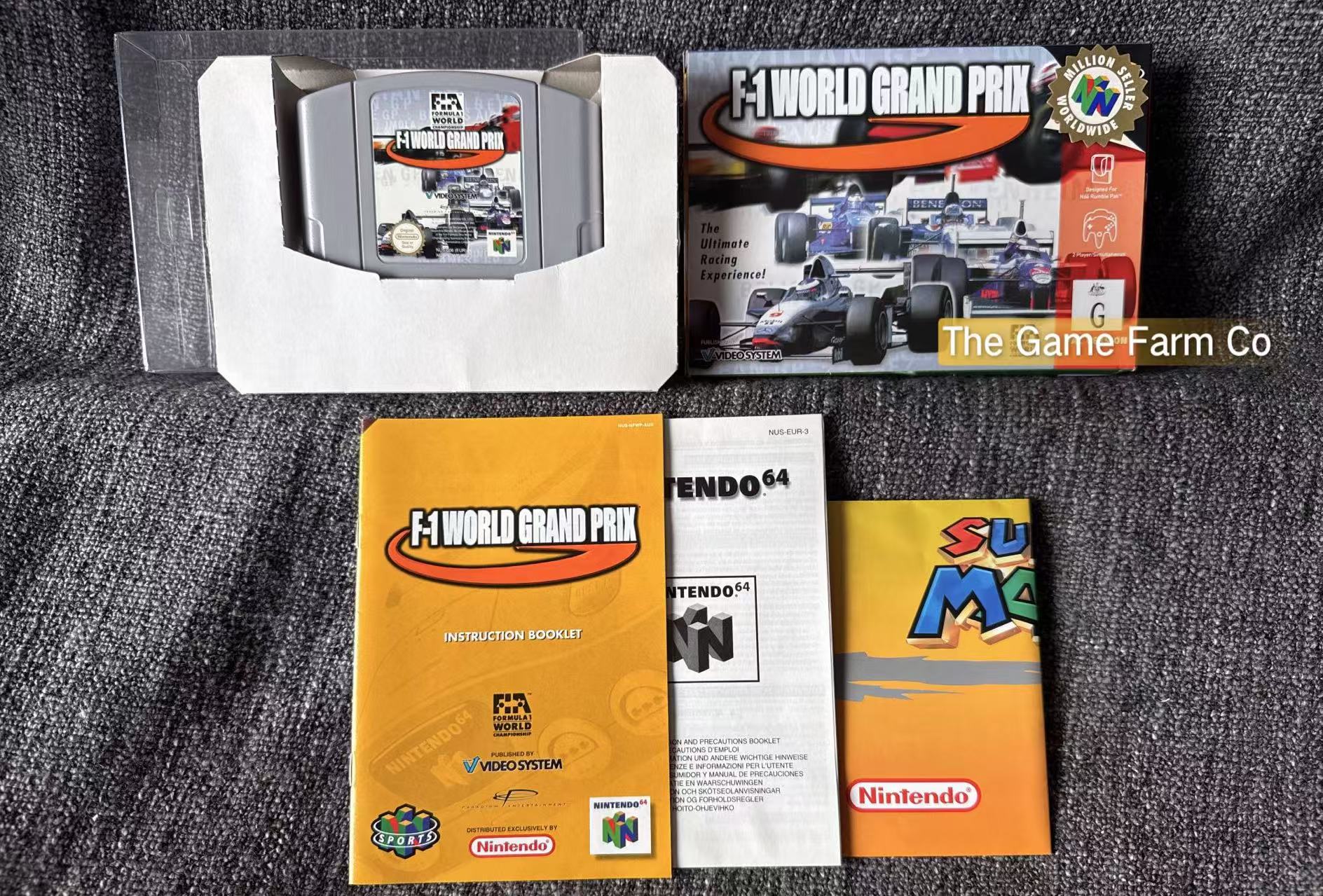 F-1 World Grand Prix Game Boxed - Nintendo 64 / N64 - Pal Version – The ...
