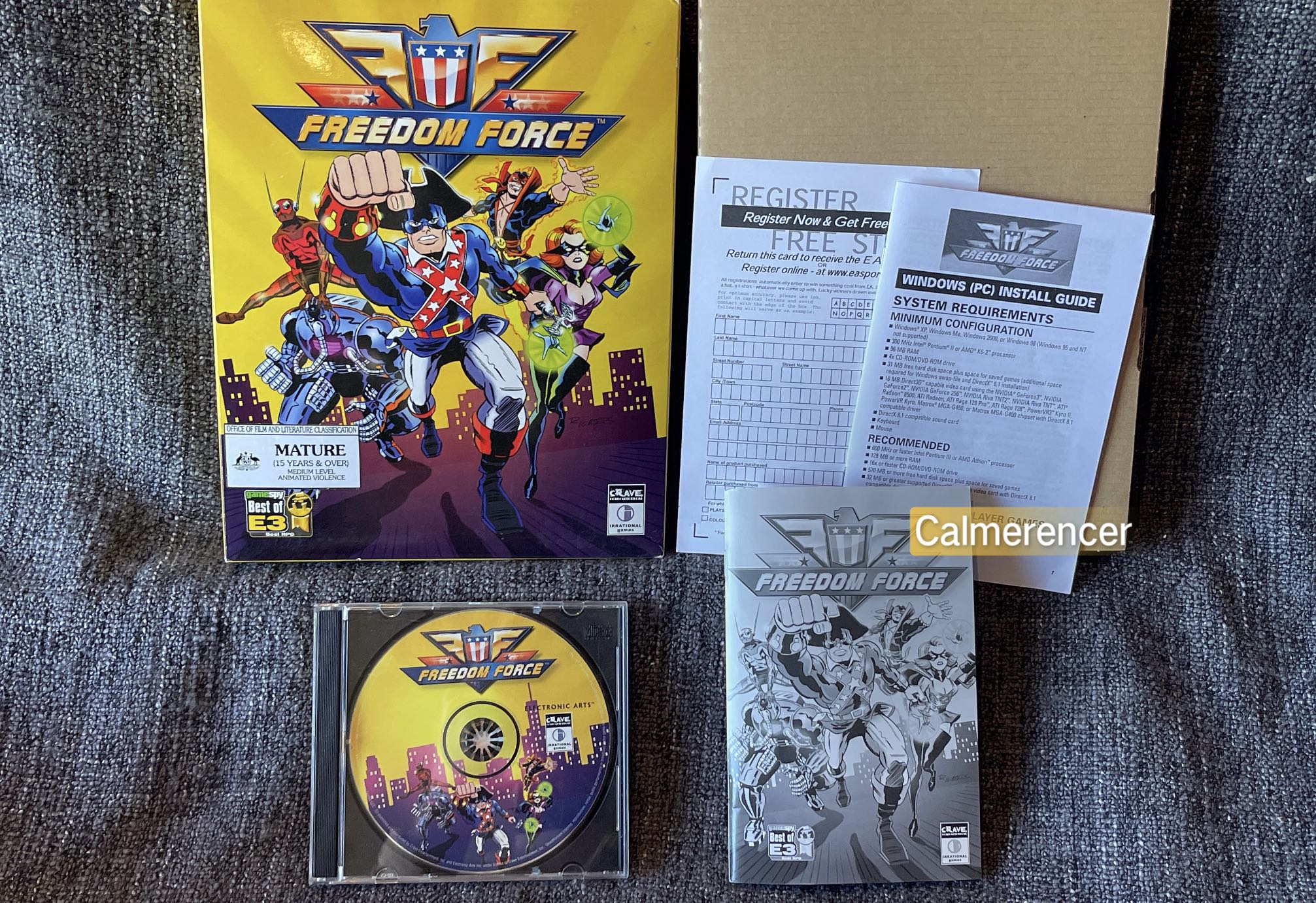 Freedom Force Game - PC - CD ROM - Big Box – The GameFarm Co.