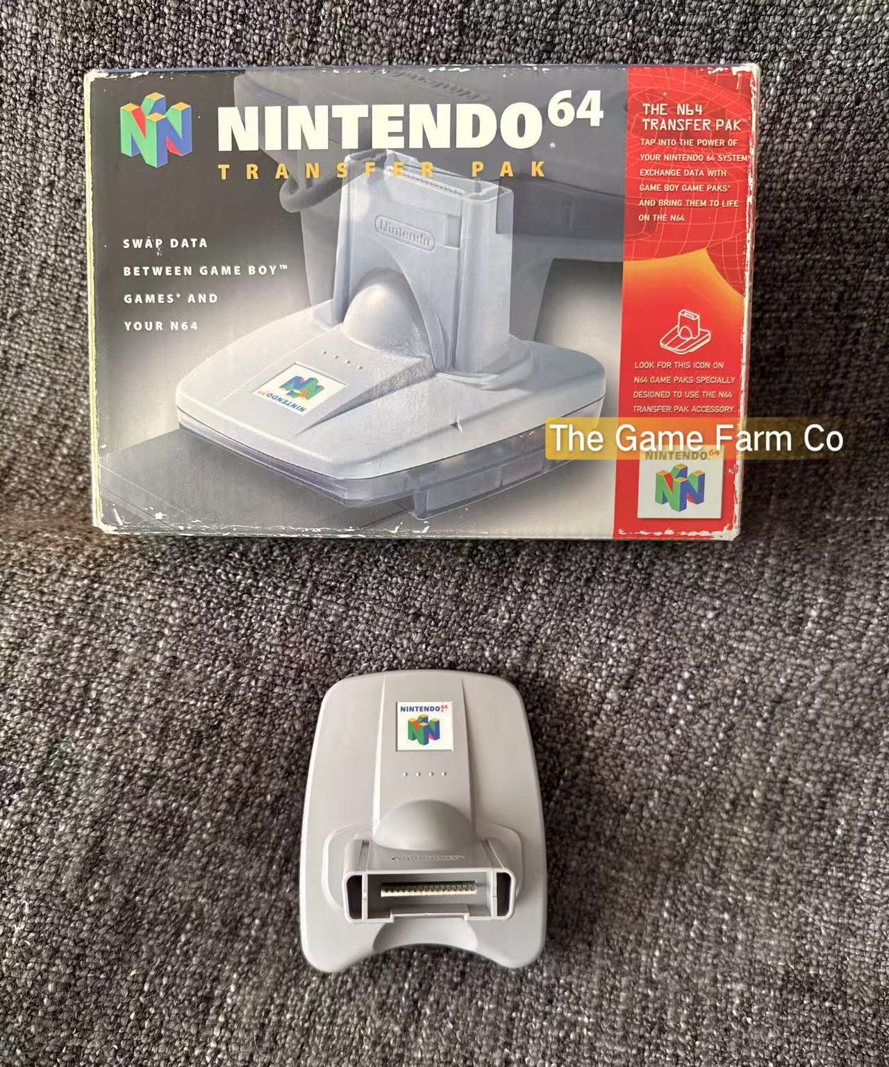 Nintendo 64 (N64) Transfer Pak - Genuine – The GameFarm Co.