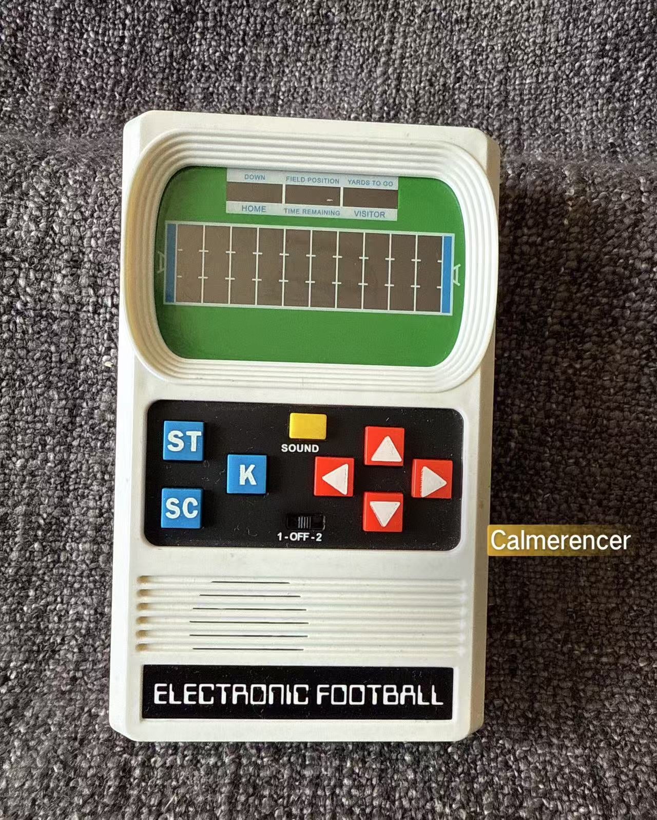 Mattel Electronic Football Handheld console in excellent condition ...