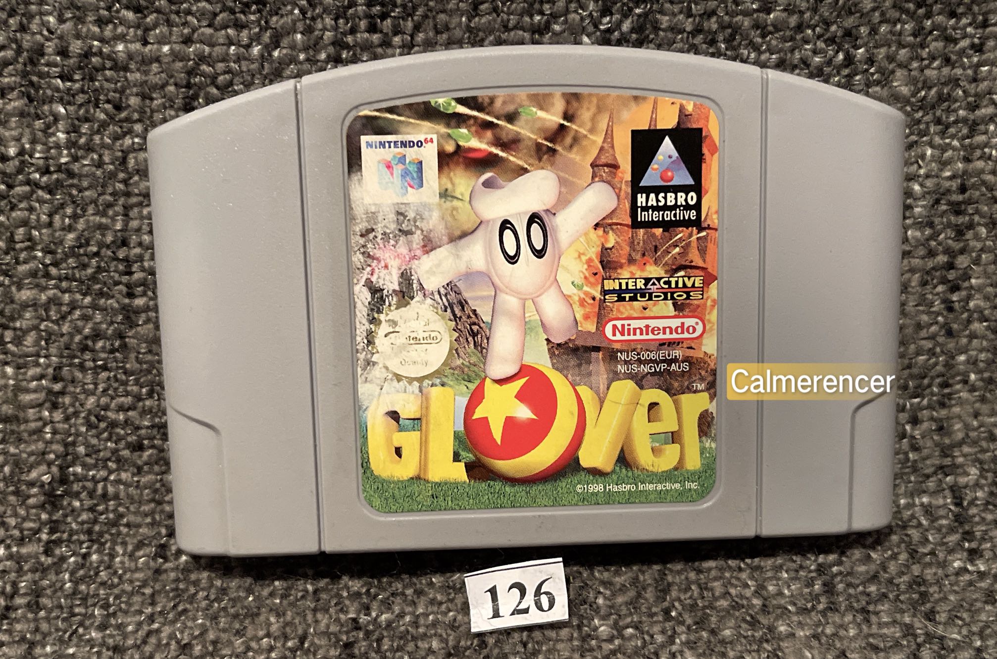 Glover - Nintendo 64 / N64 - Pal Version – The GameFarm Co.