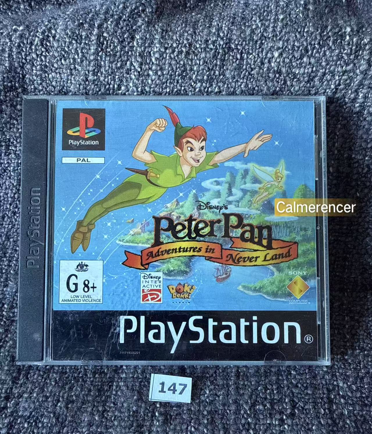 Peter Pan Adventures in Never Land - Sony Playstation One (PS1) Game ...