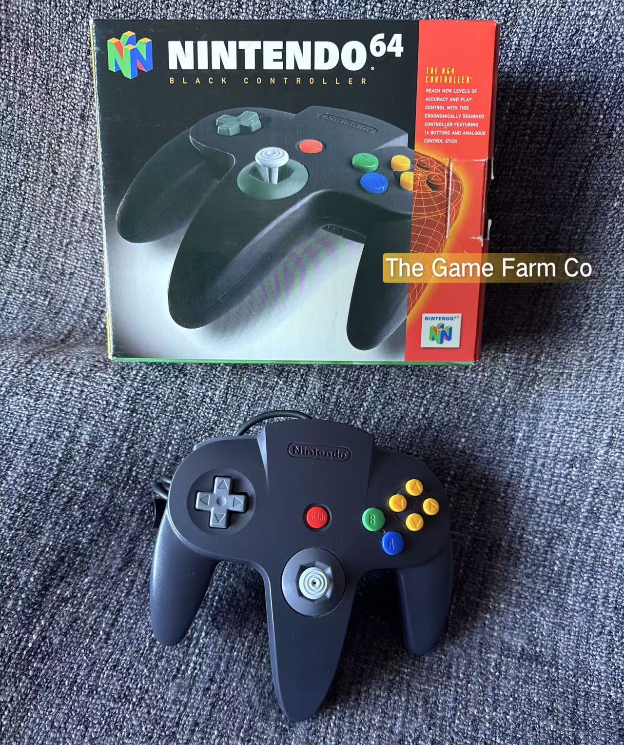 All Genuine boxed Black N64 controller (Nintendo) – The GameFarm Co.