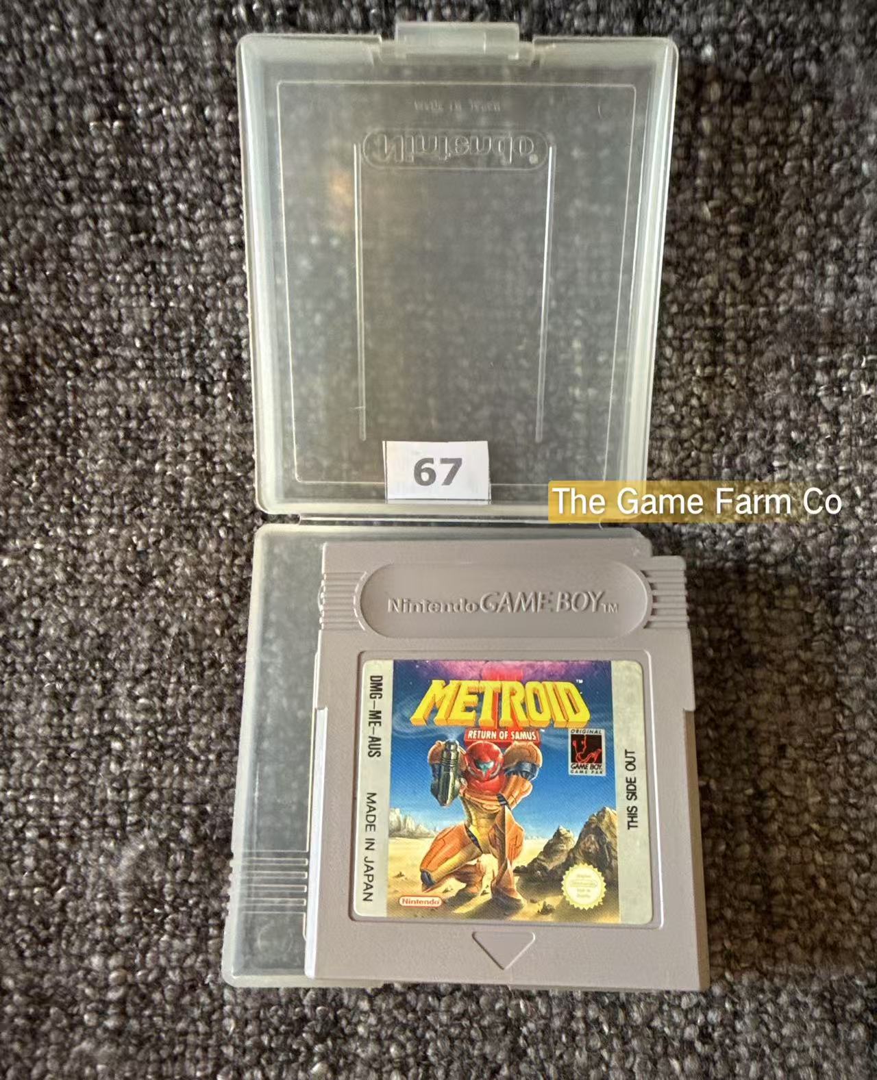 Metroid 2 Game + official nintendo case - Nintendo Gameboy – The ...
