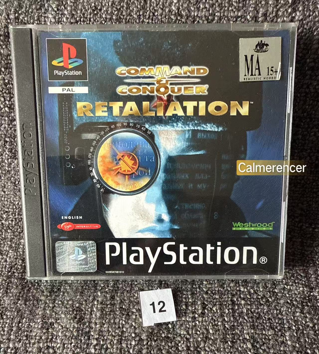 Command & and Conquer Retaliation - Sony Playstation One (PS1) Game ...