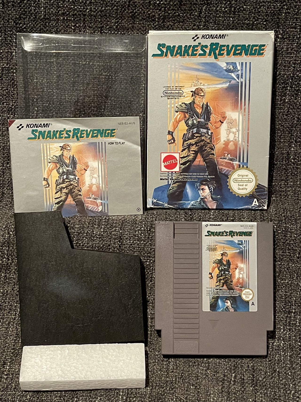 Snakes Revenge Game - Nes - Nintendo / Entertainment System - Pal Vers ...